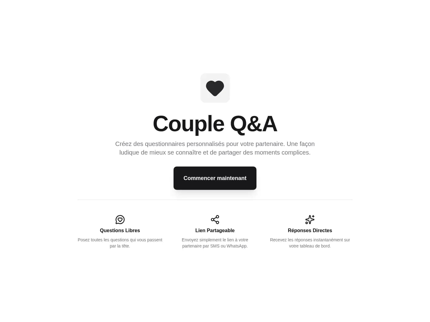 Couple Q&A Form