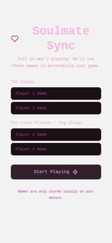 Couple Quiz Game