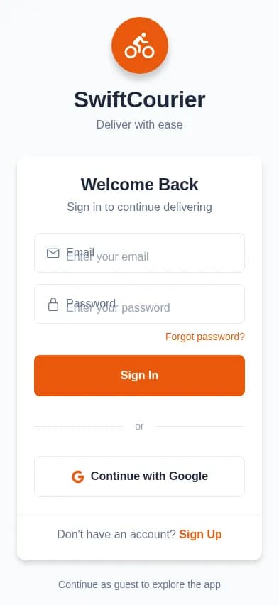 SwiftCourier App