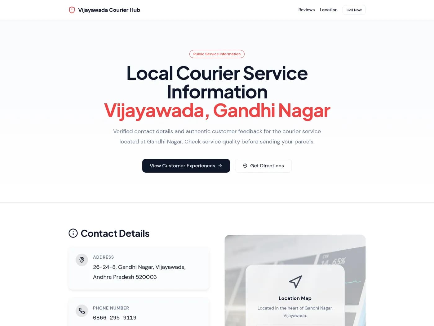 Courier Service Review Hub