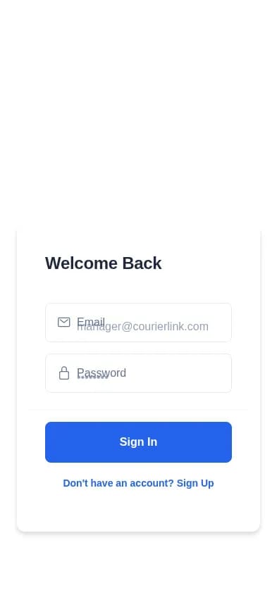 CourierLink Manager