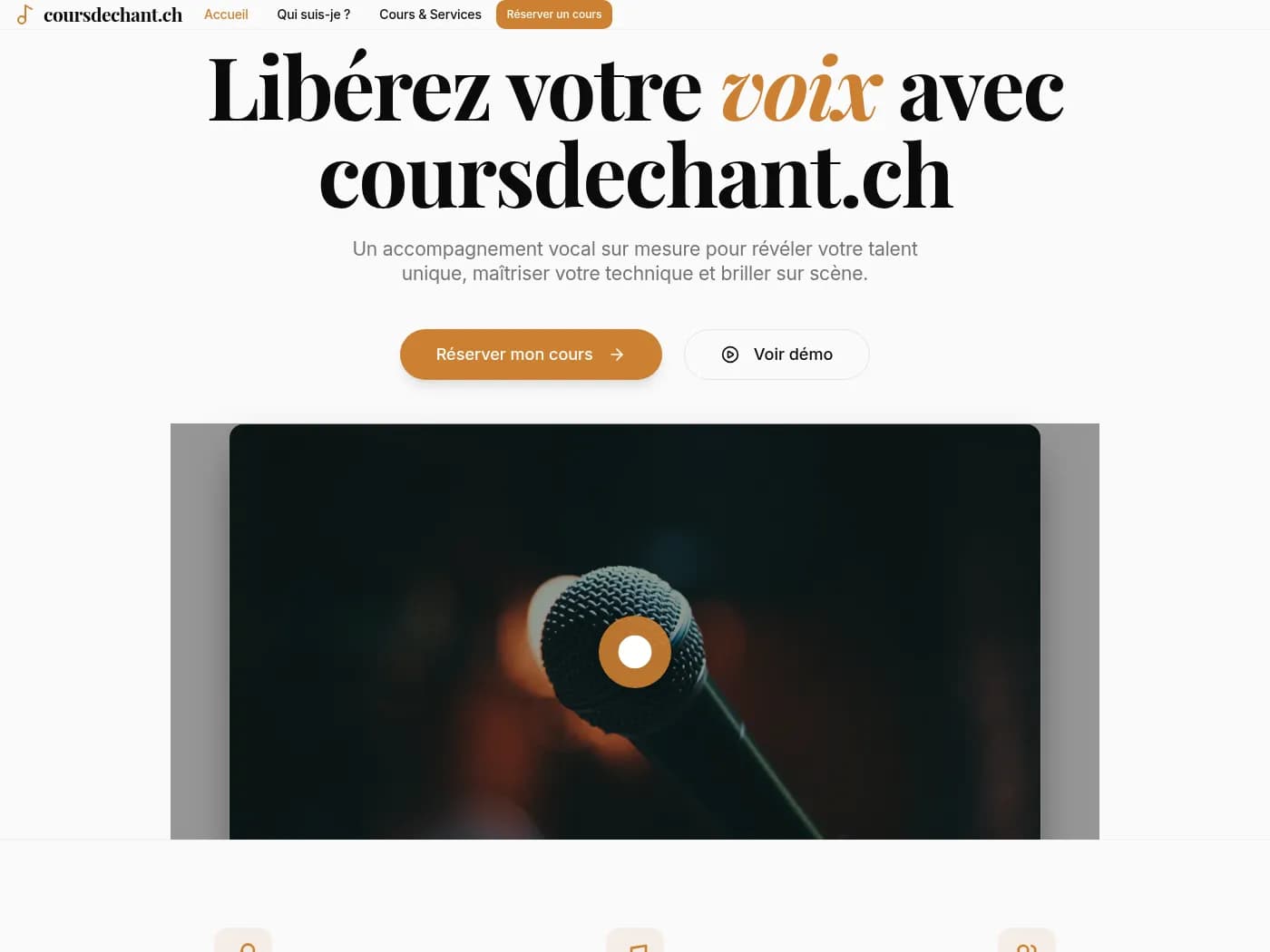 CoursDeChant.ch Web