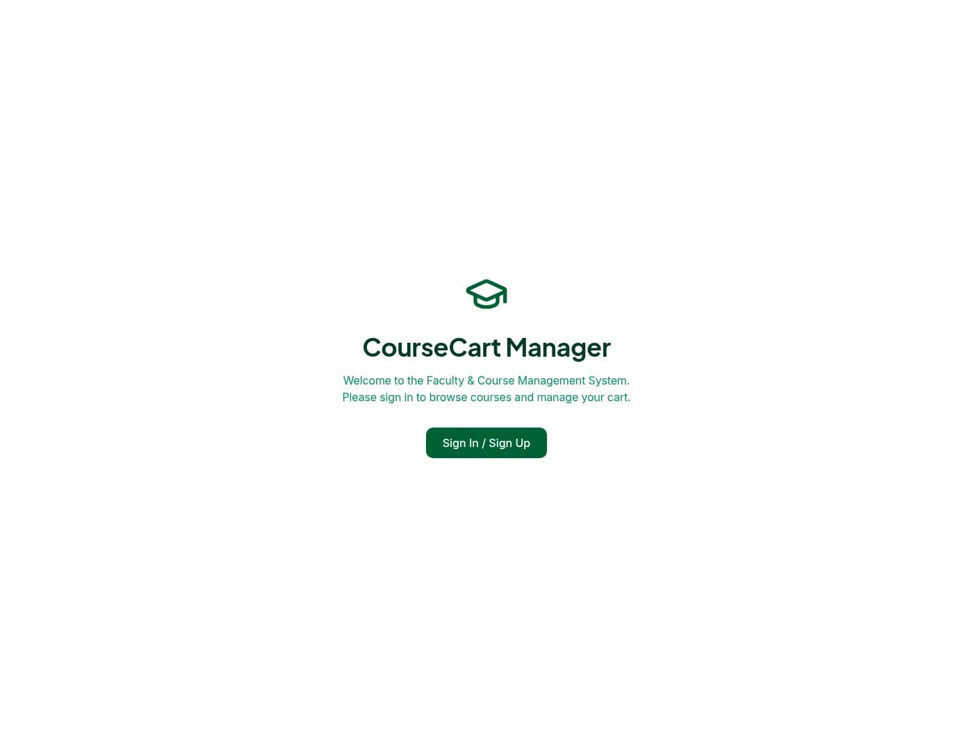 CourseCart Manager
