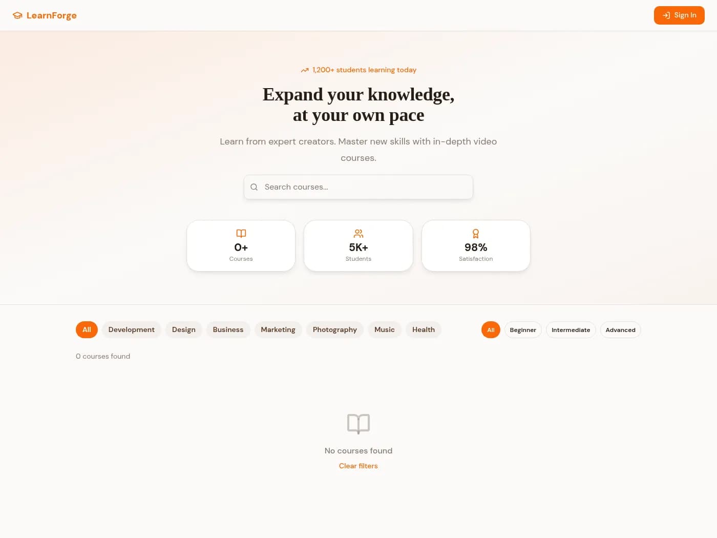 Course Creator Platform