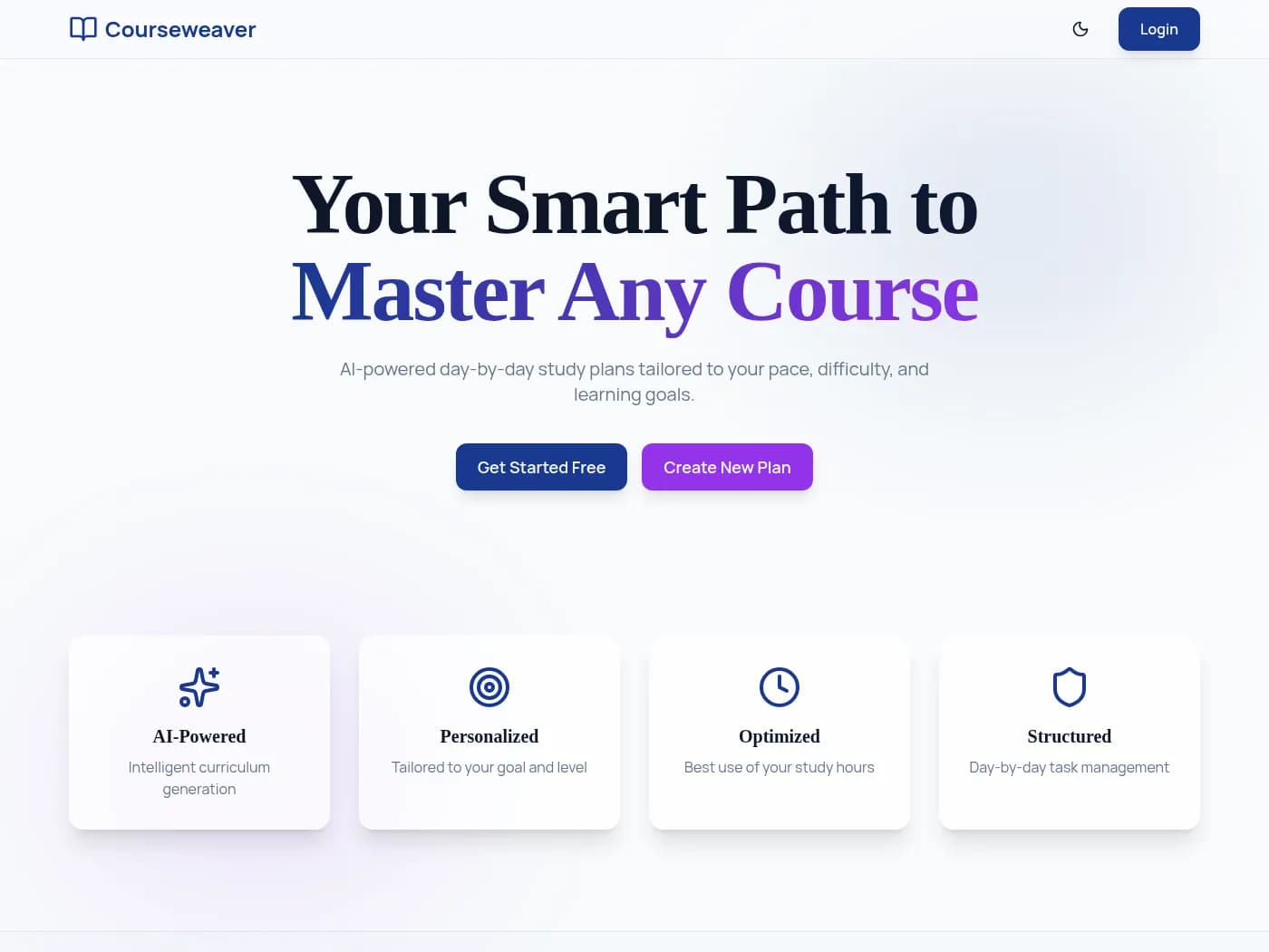 Courseweaver AI Planner