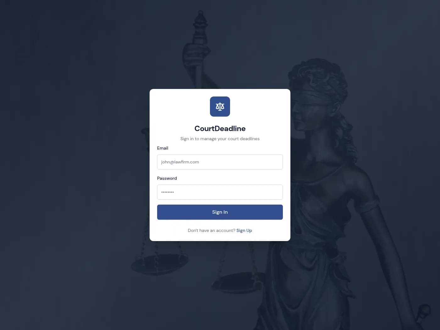 CourtDeadline Manager