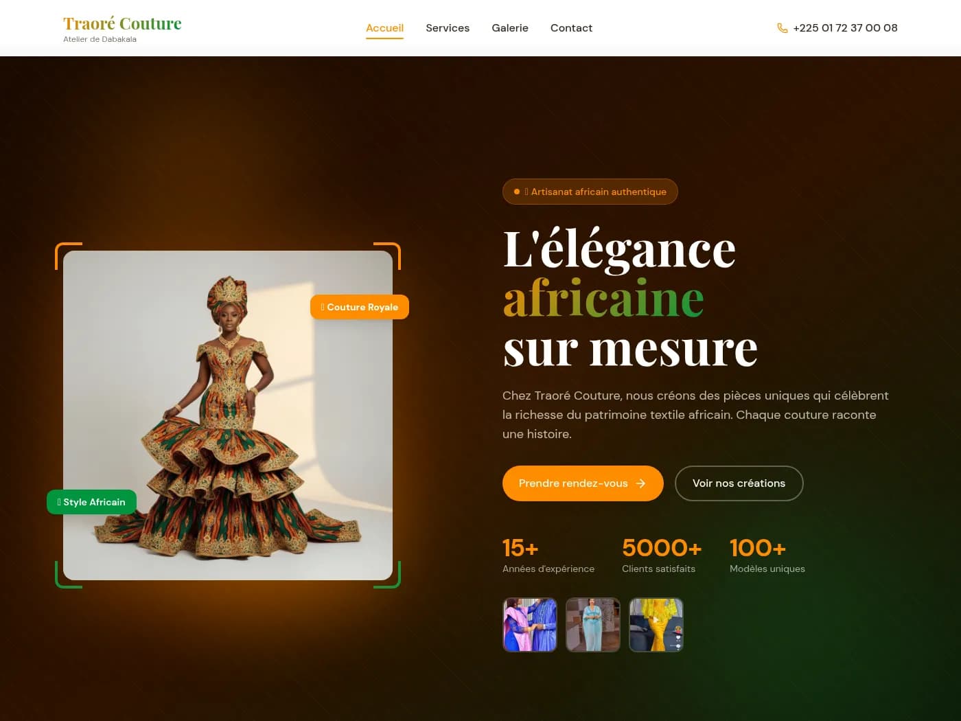 Traoré Couture App