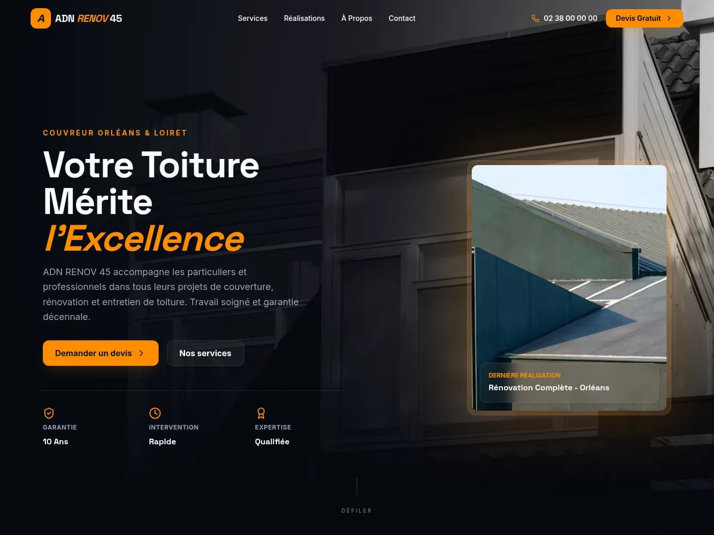 Couvreur Pro Vitrine