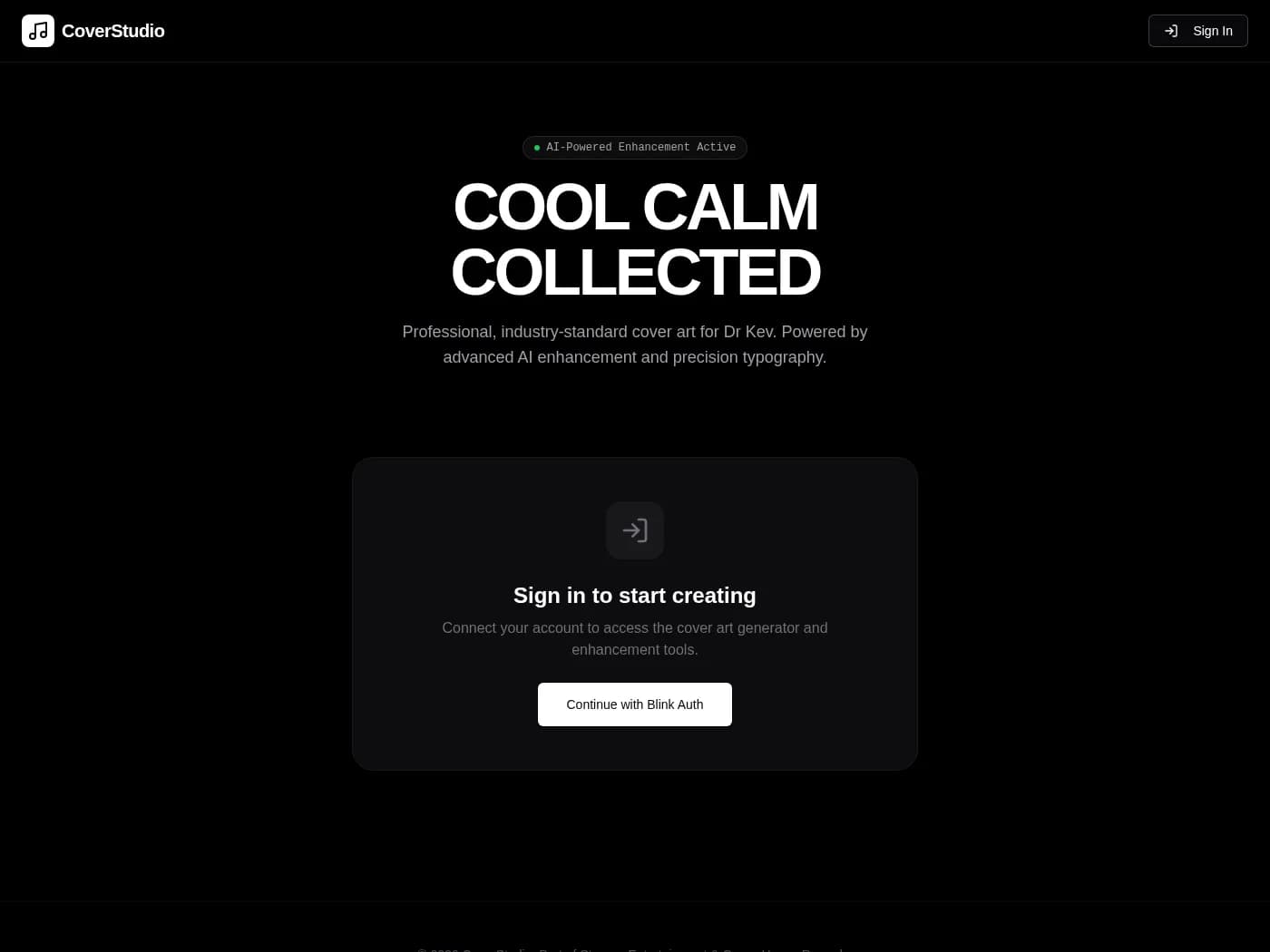 Cool Calm Collected Cover