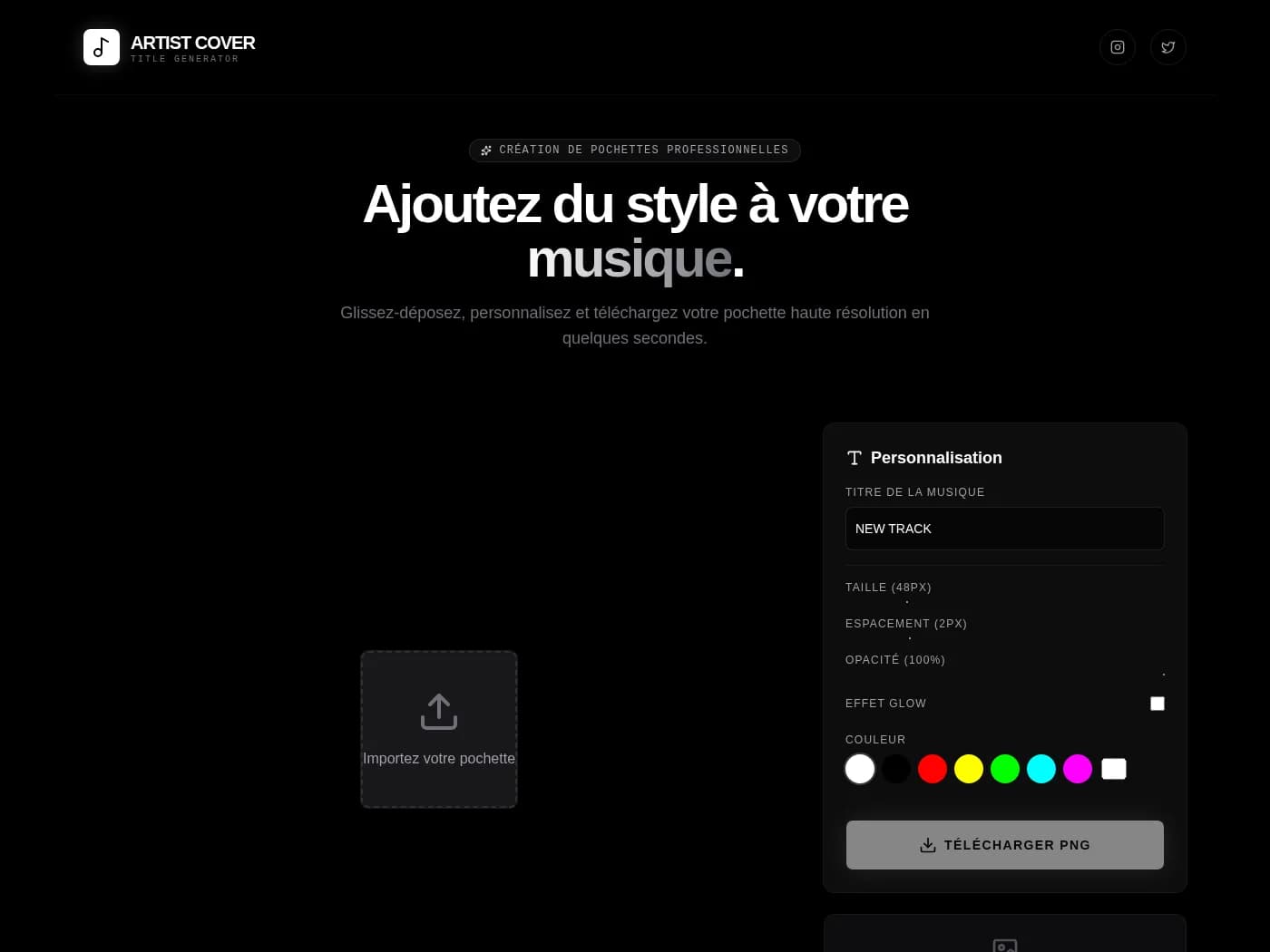 Stylish Cover Title Maker