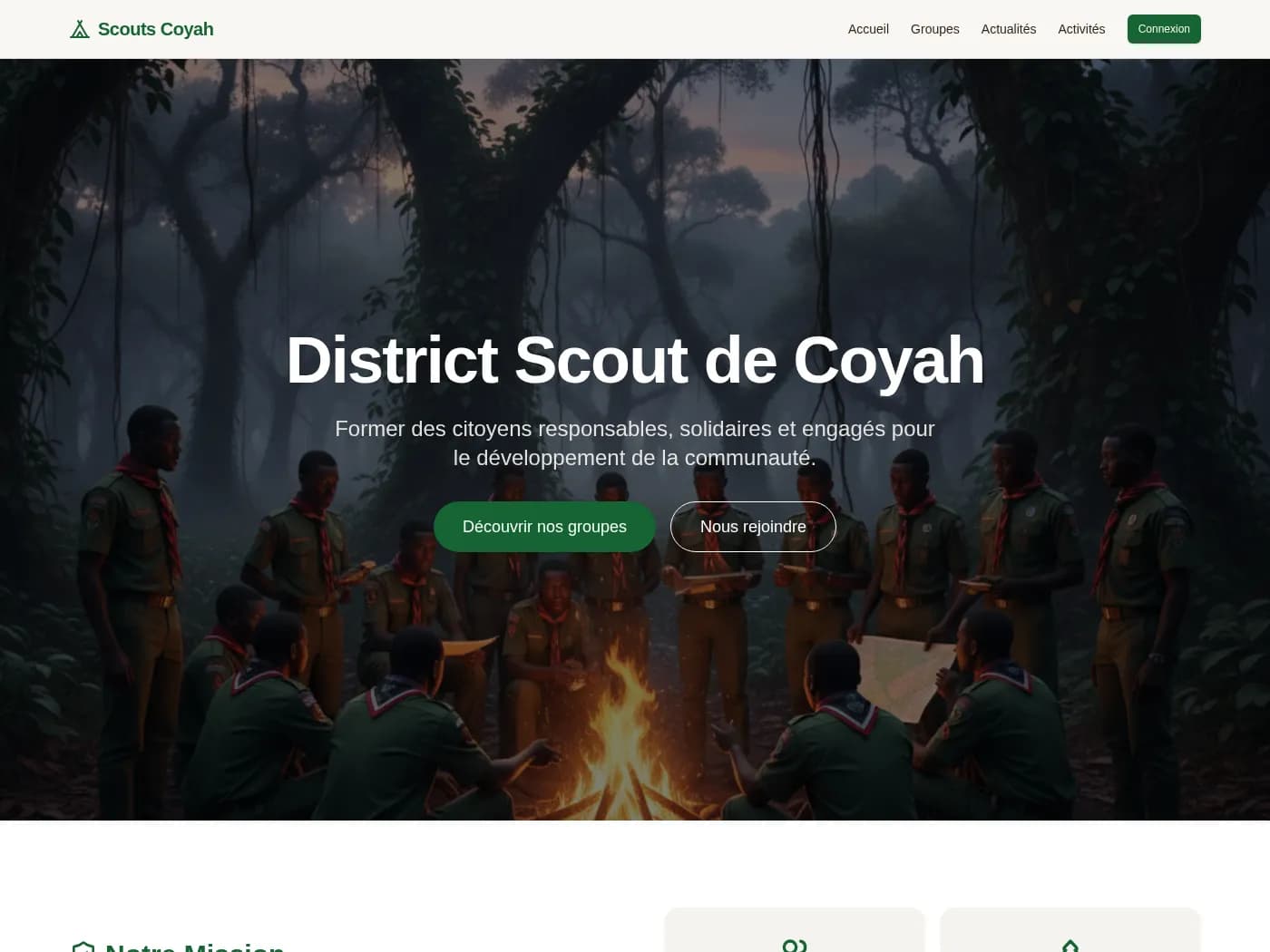 Coyah Scouts Portal