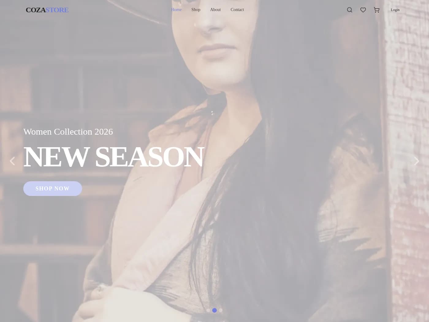 Cozastore E-Commerce Site