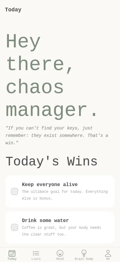 Cozy Chaos Planner