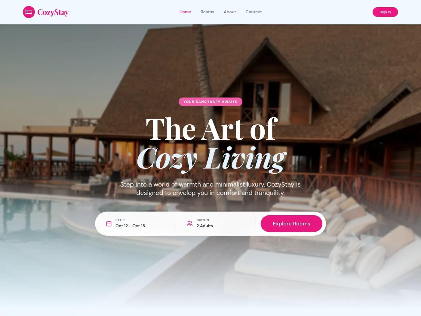 CozyStay Booking Portal