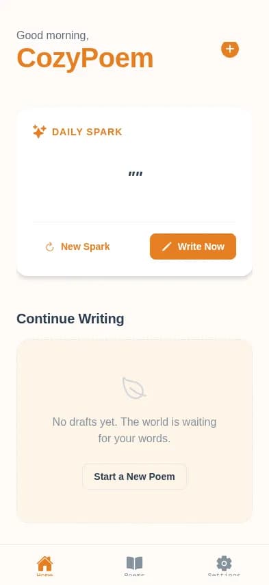 CozyPoem Companion