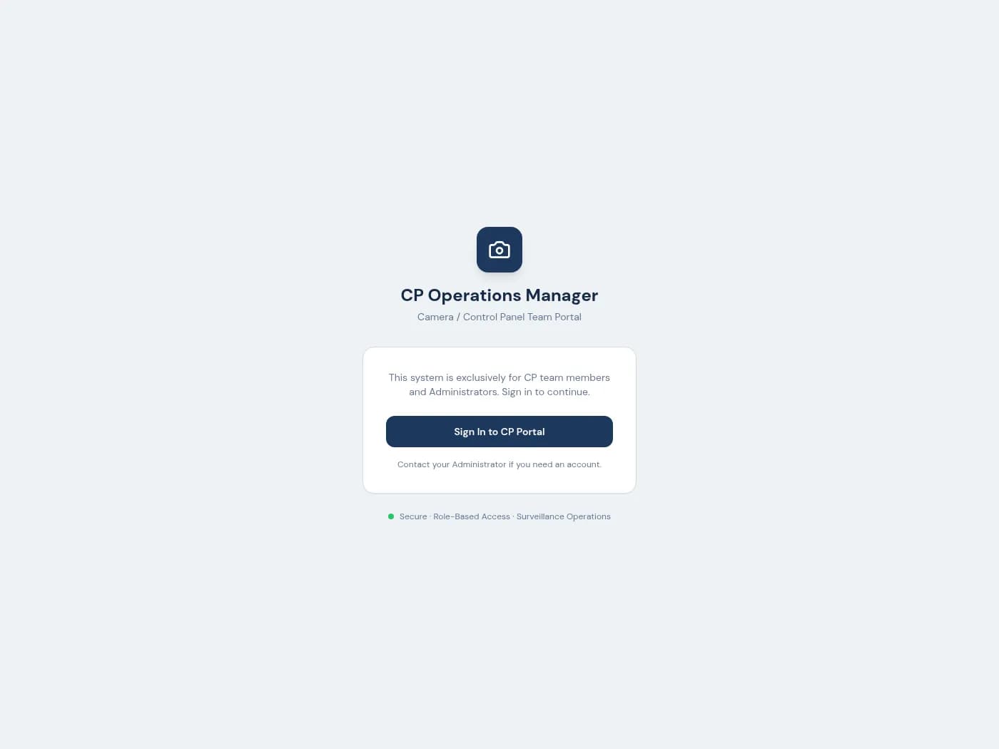 CP Operations Manager