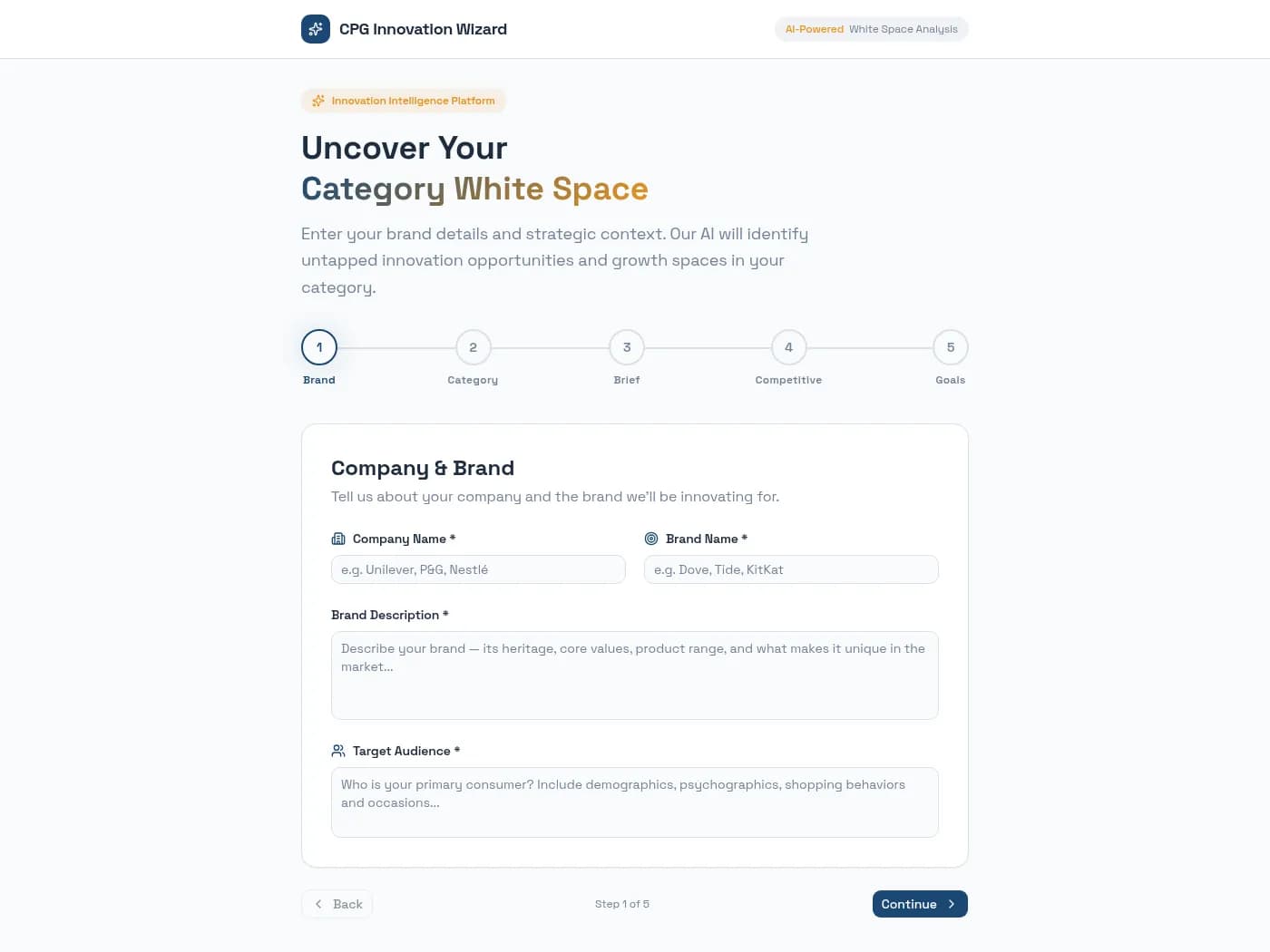 CPG Innovation Wizard