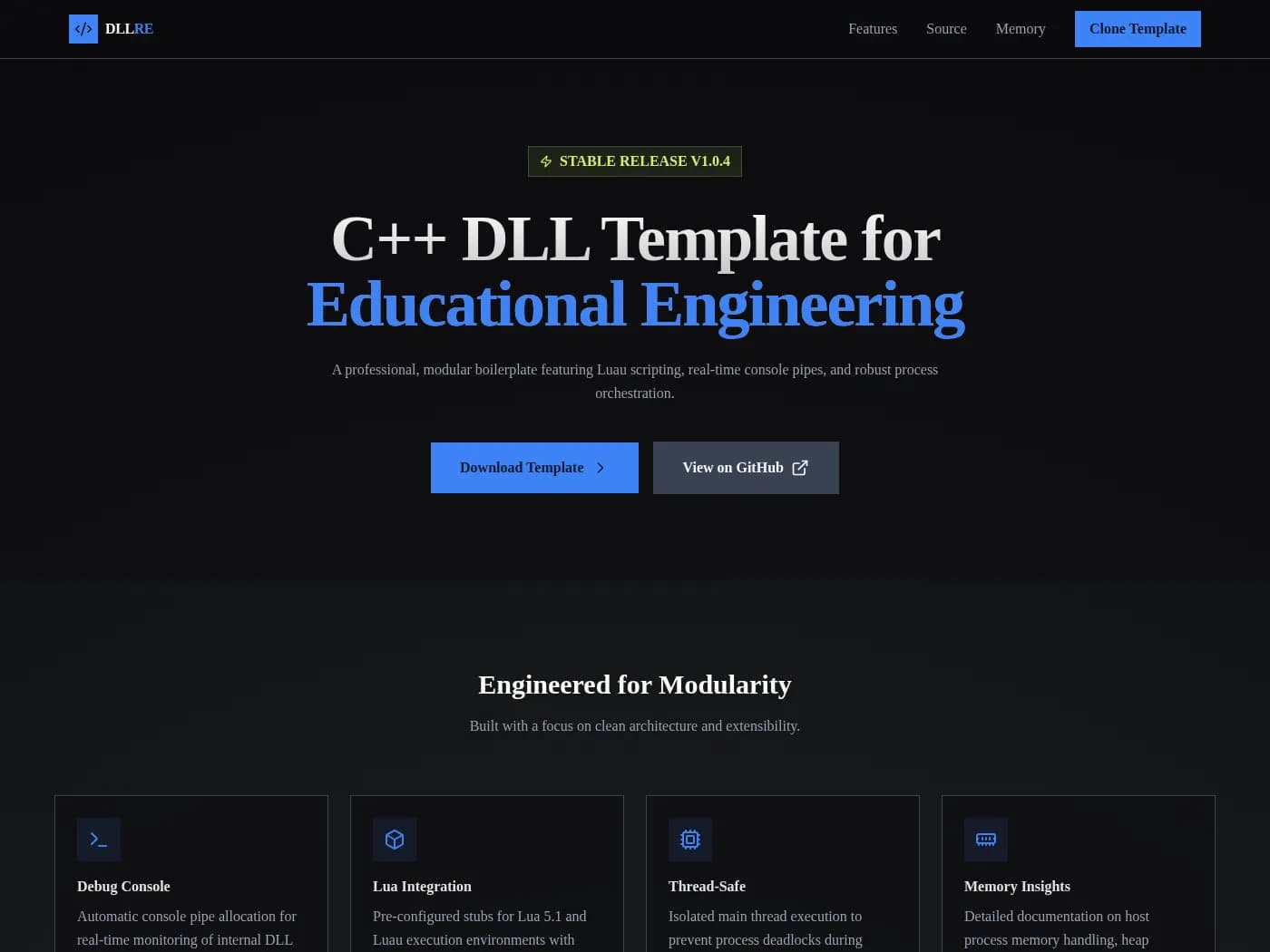 DLL Reverse Engineering Template