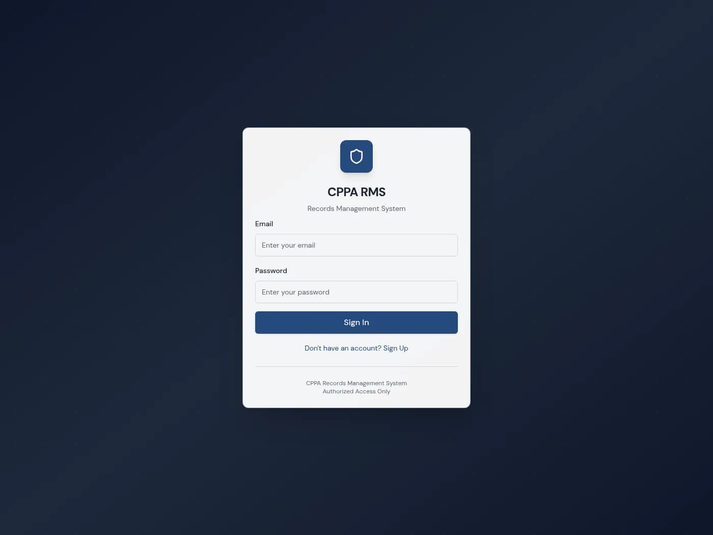 CPPA RMS Desktop App