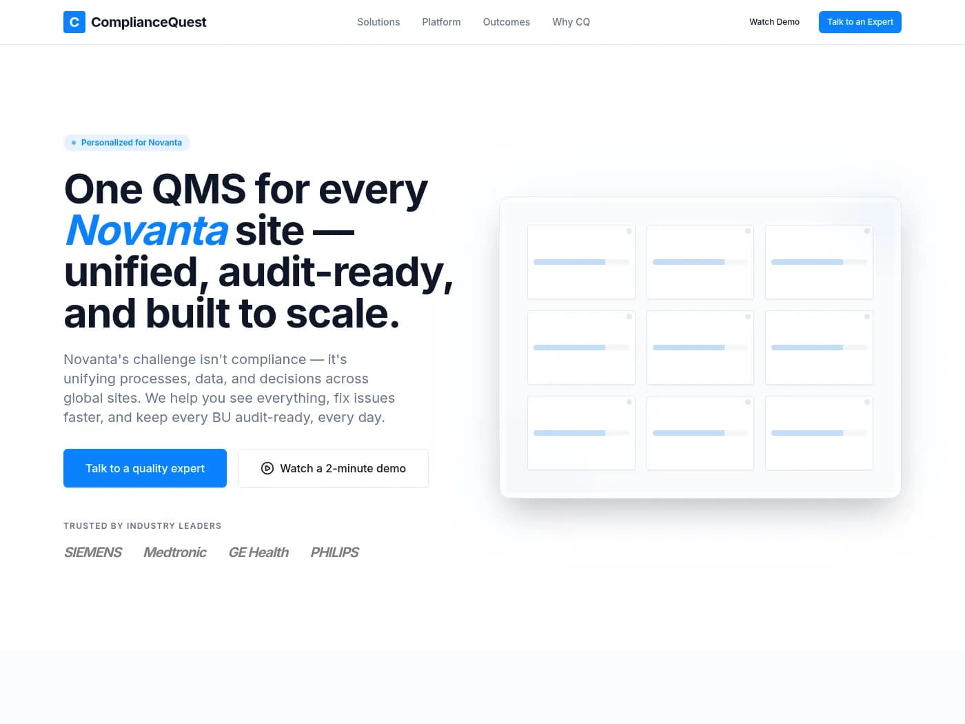 CQ ABM Landing Page