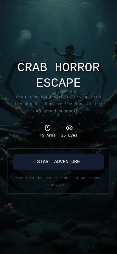 Crab Horror Escape