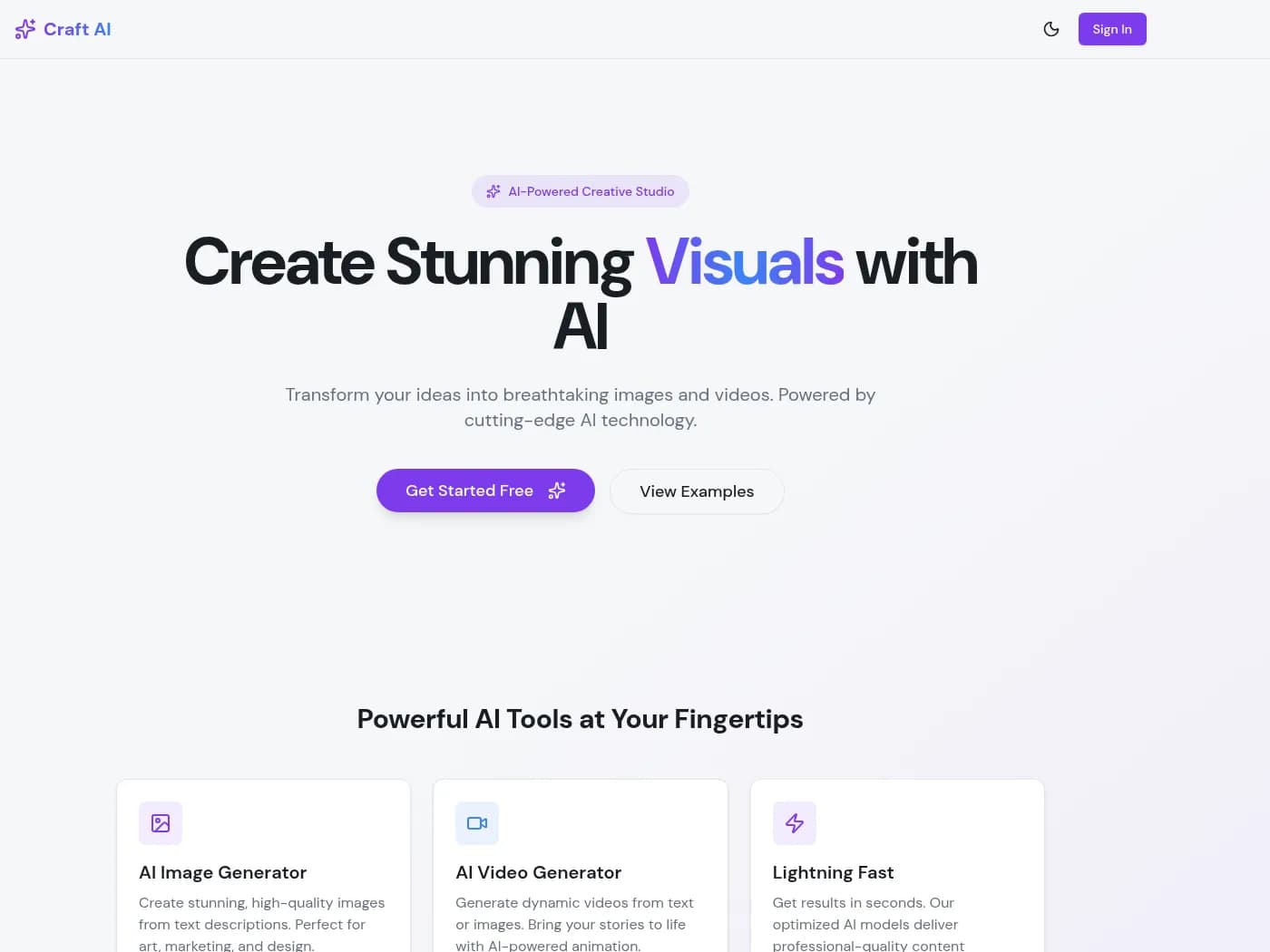 Craft AI Studio