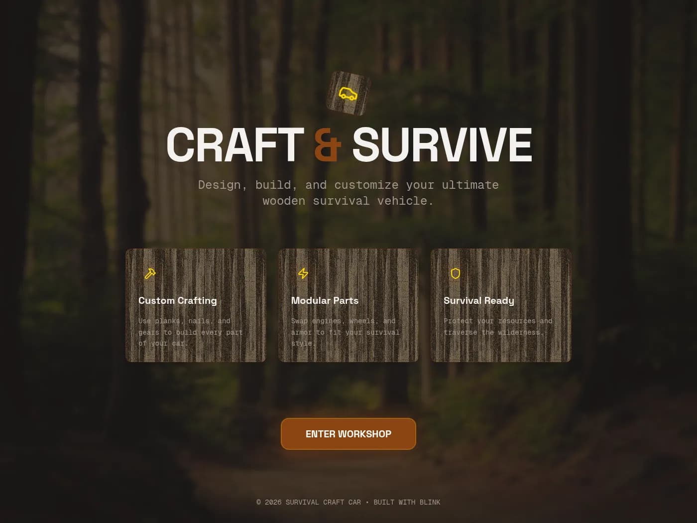 Survival Craft Car