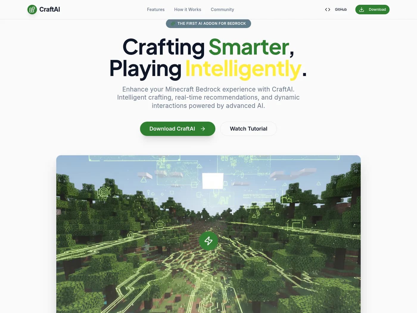 CraftAI Bedrock Addon