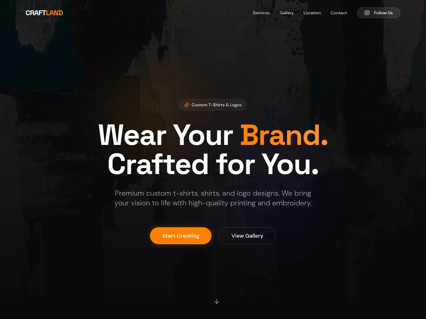 Craftland Shop Website