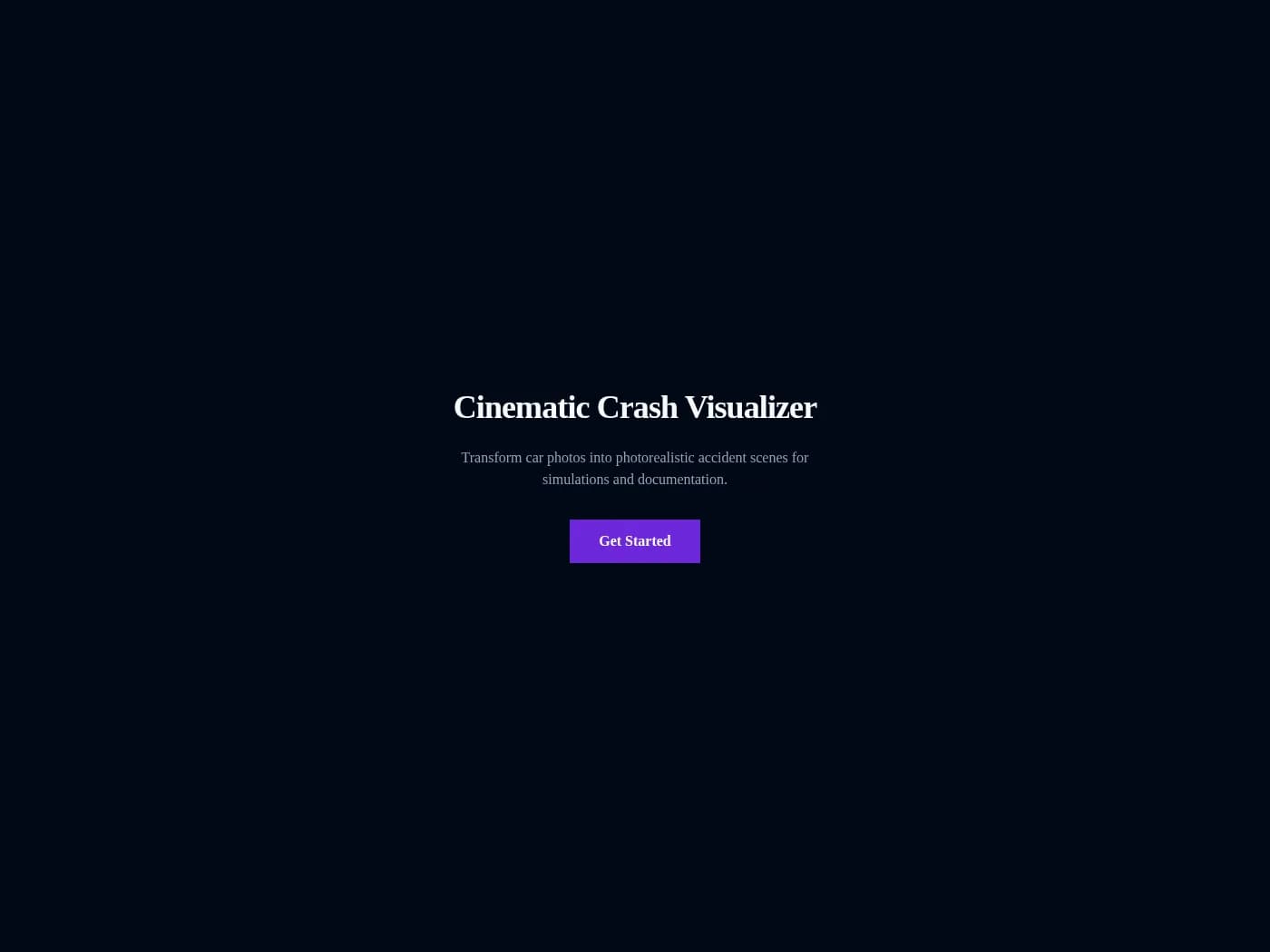 Cinematic Crash Visualizer