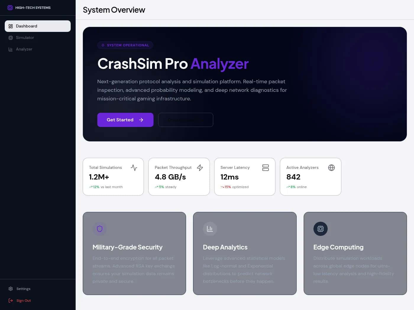 CrashSim Pro Analyzer