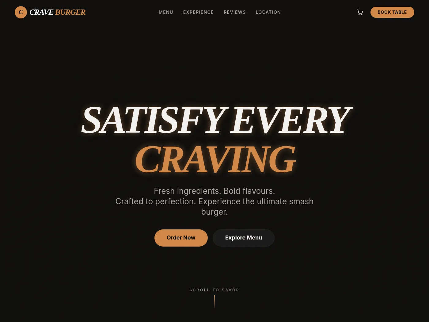Crave Burger Experience