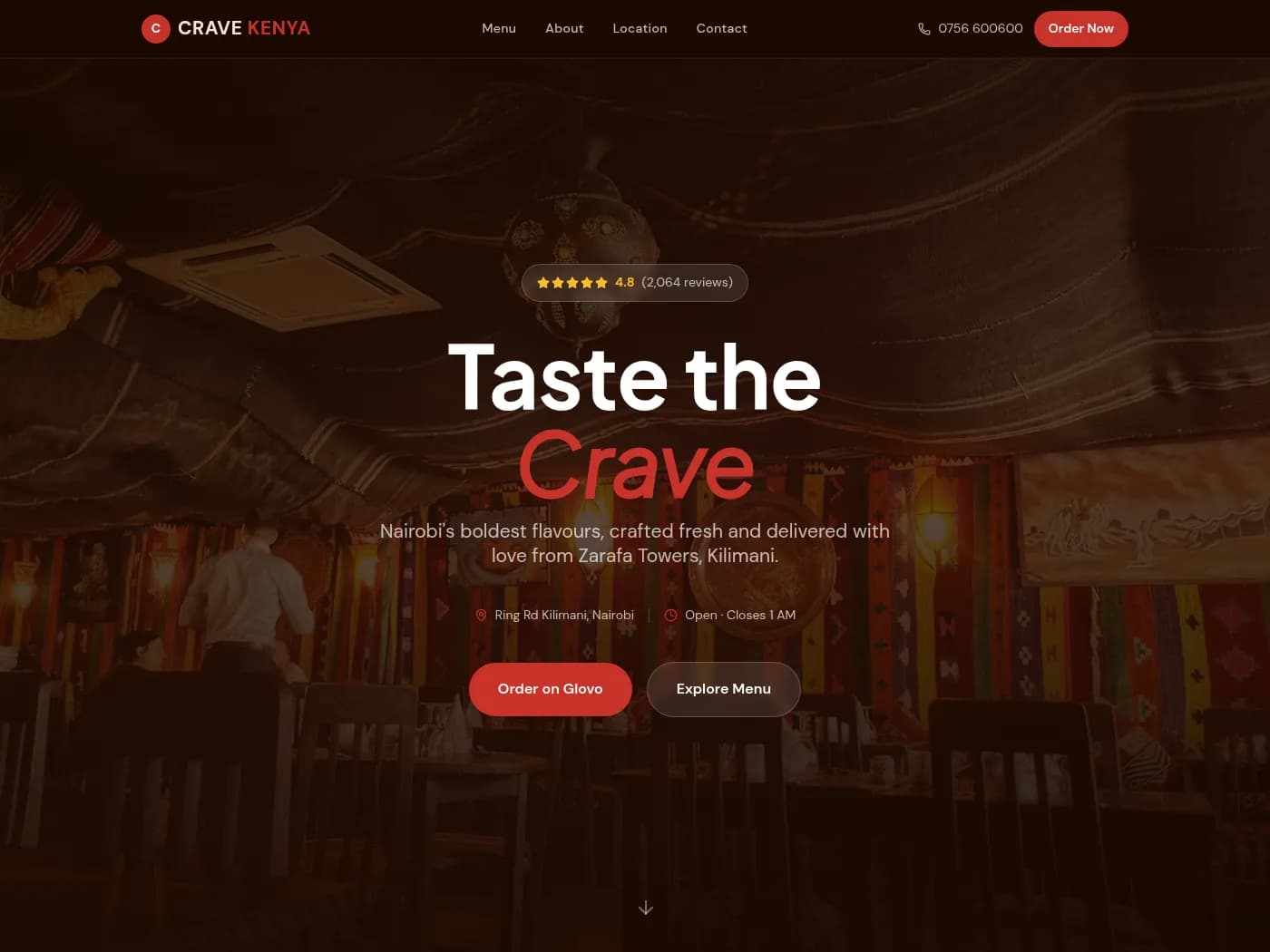 Crave Kenya Website
