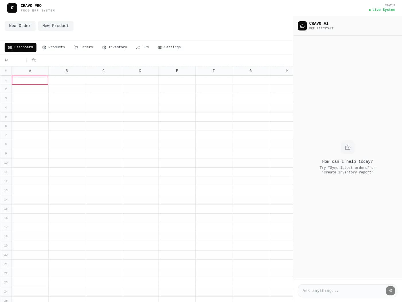 Cravo Pro ERP System