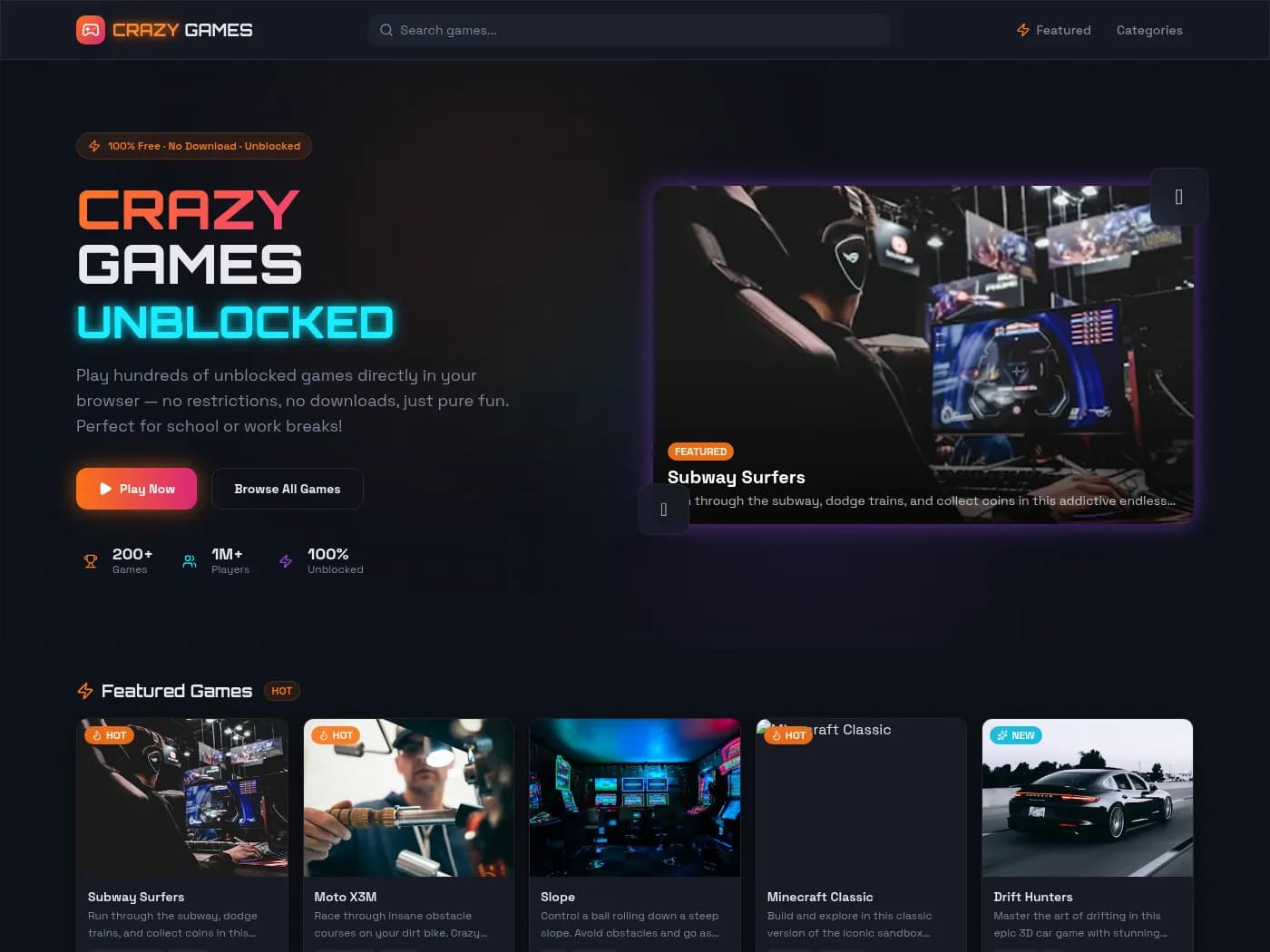 Crazy Games Unblocked