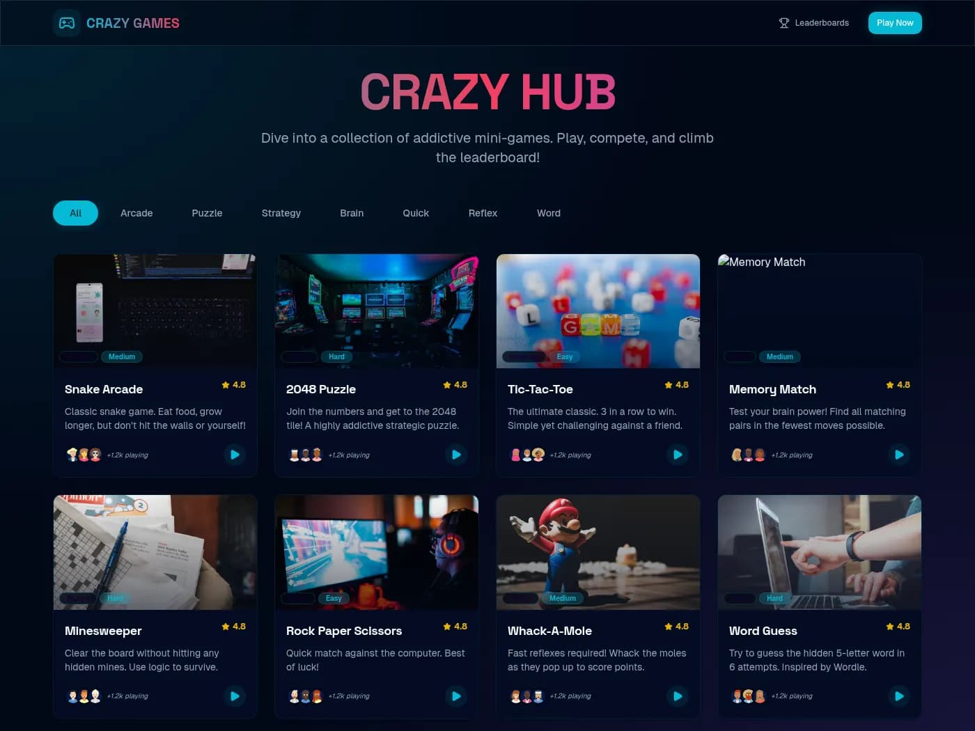 Crazy Games Hub