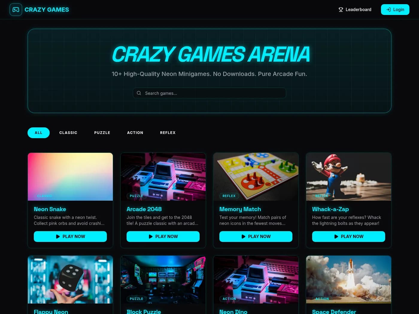 Crazy Games Arena