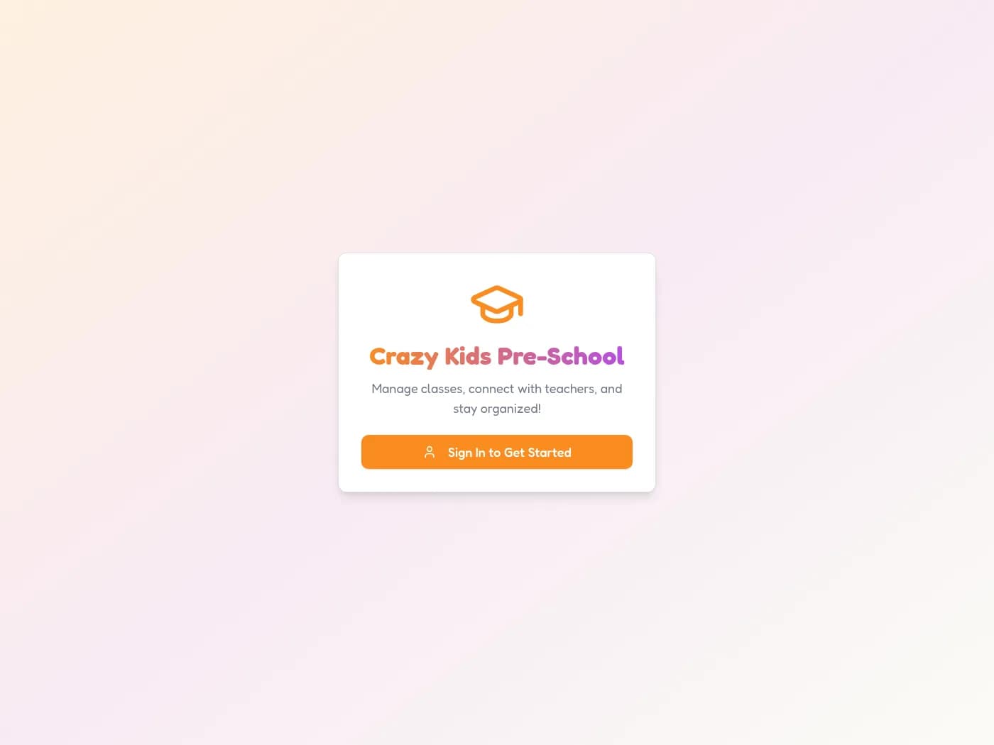 Crazy Kids Pre-School App