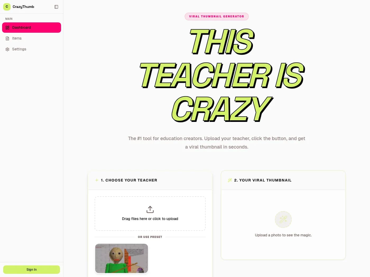 Crazy Teacher Thumbnail