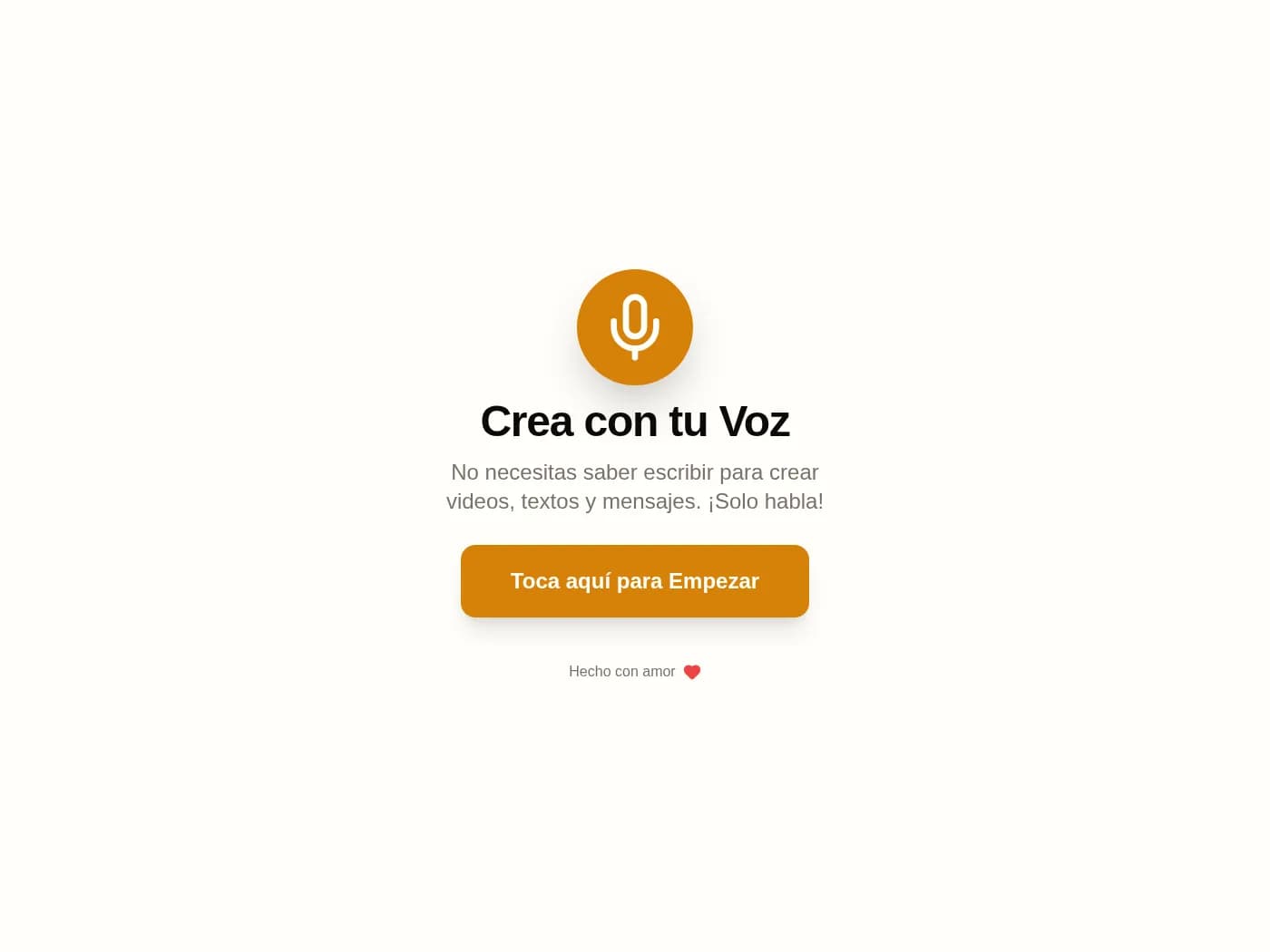 Crea con tu Voz