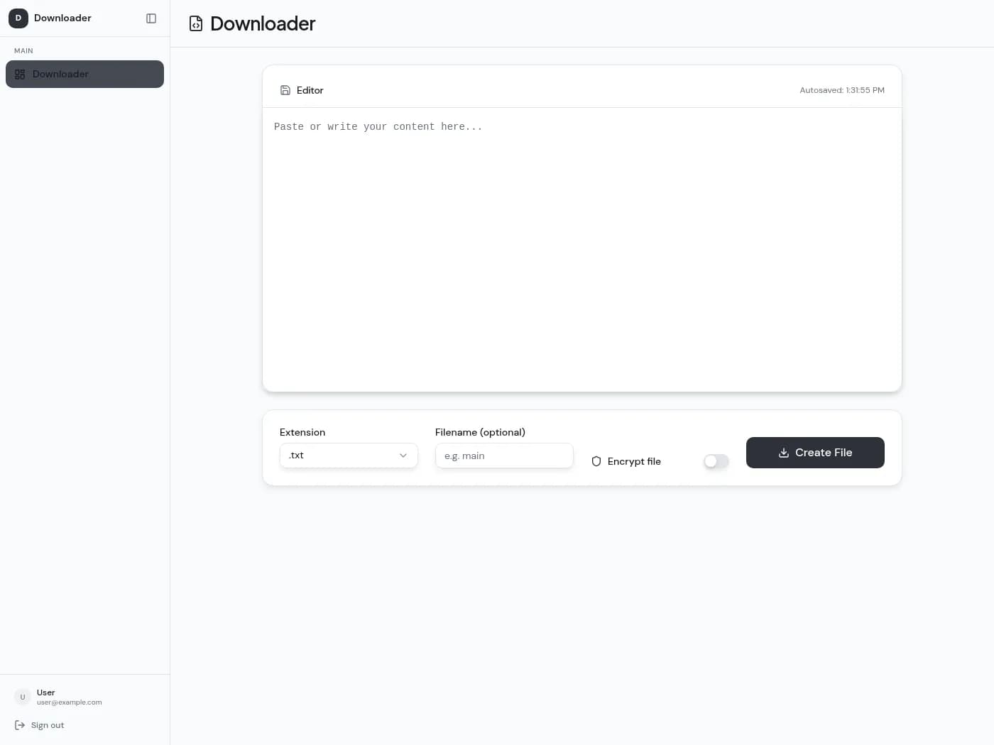 Crea Downloader