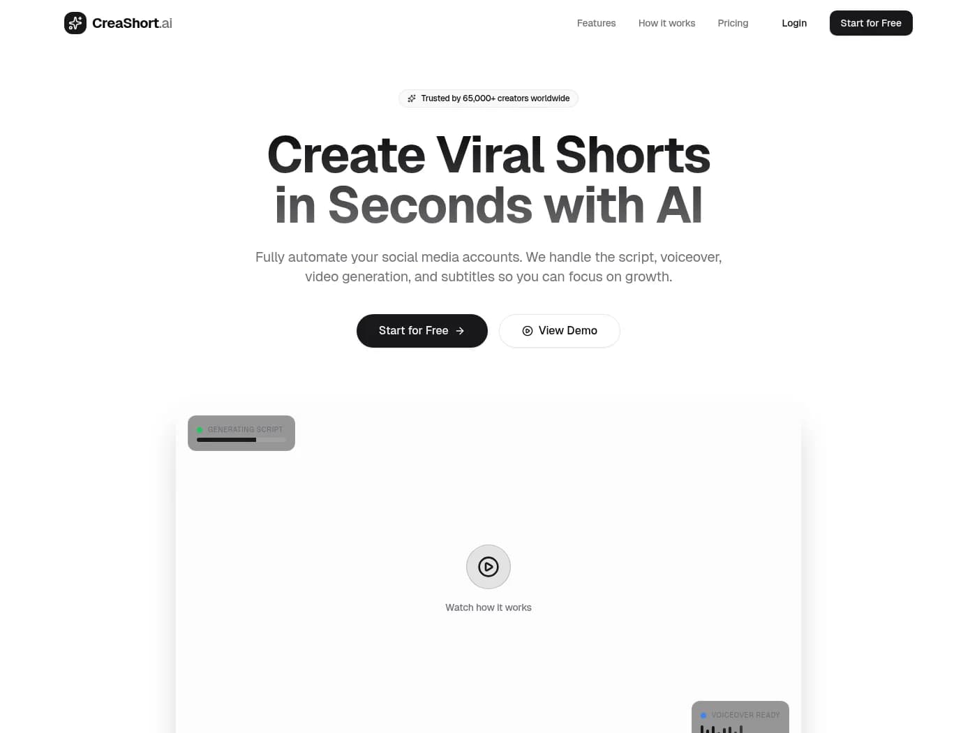 Creashort AI Clone