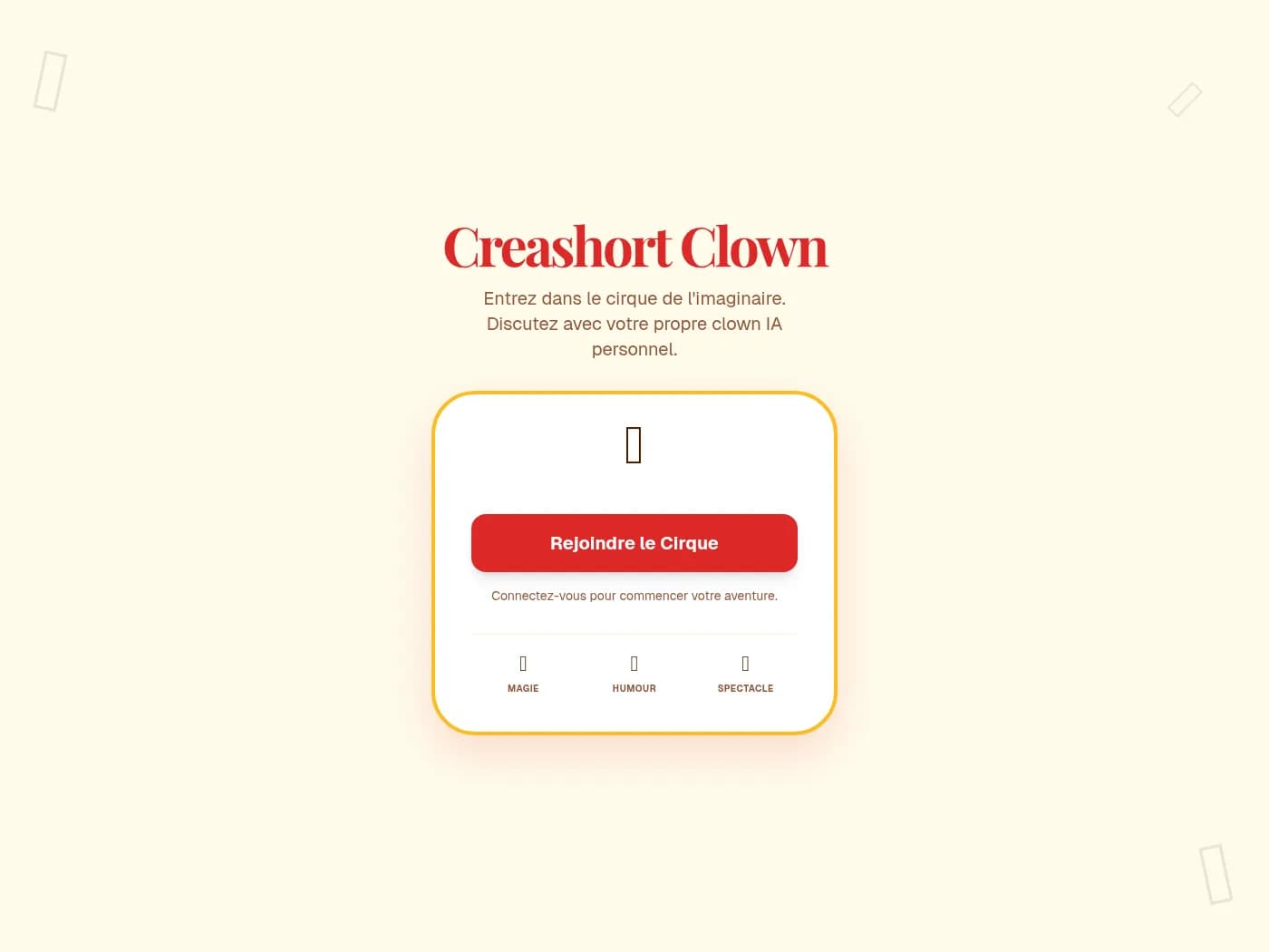 Creashort Clown Avatar