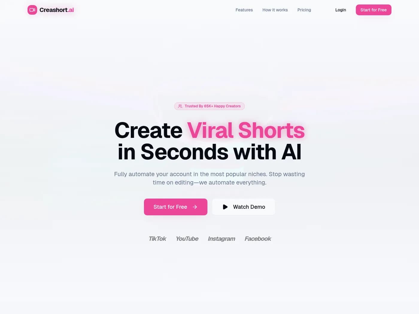 Creashort.ai Clone
