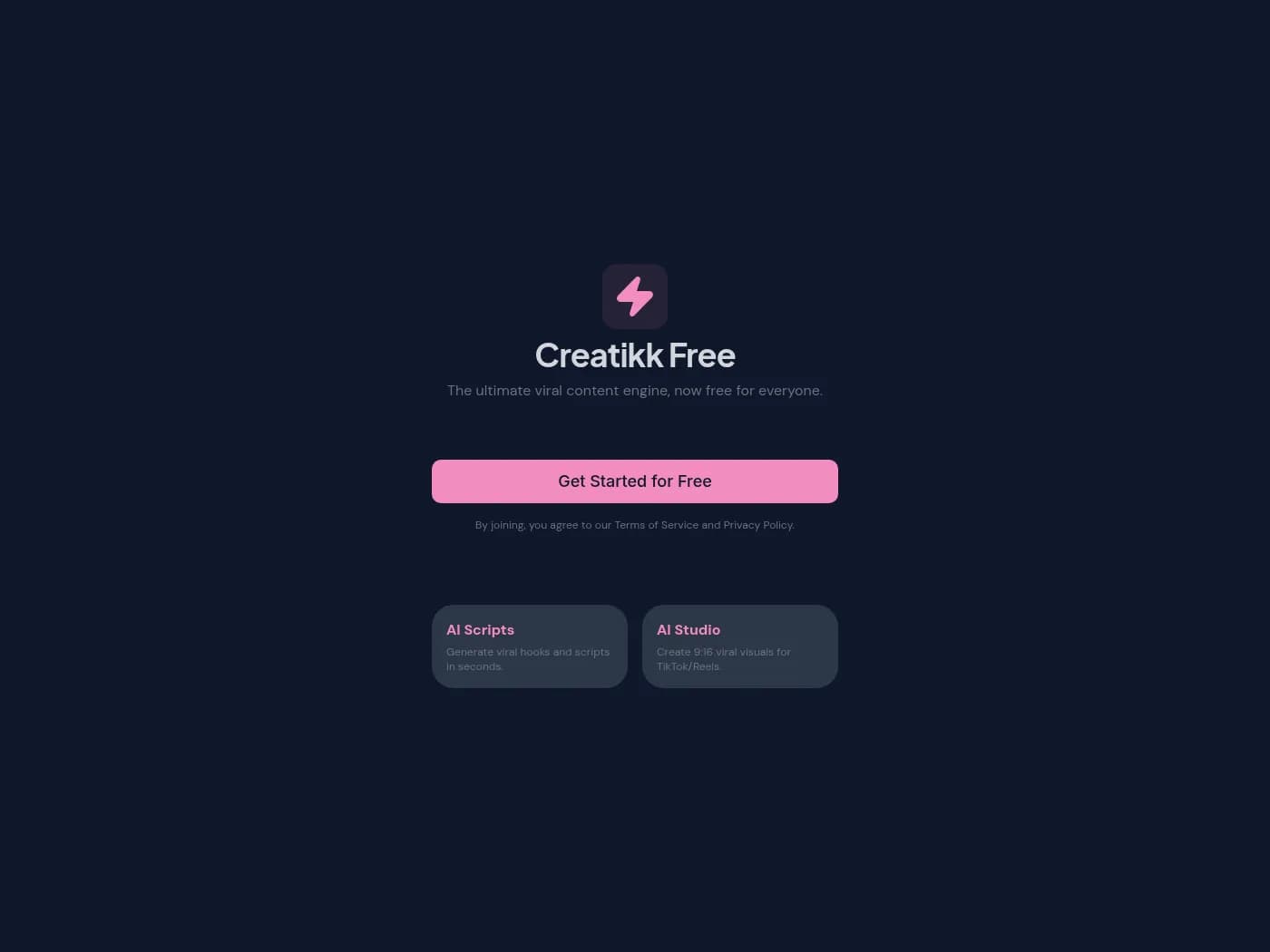 Creatikk Free Clone