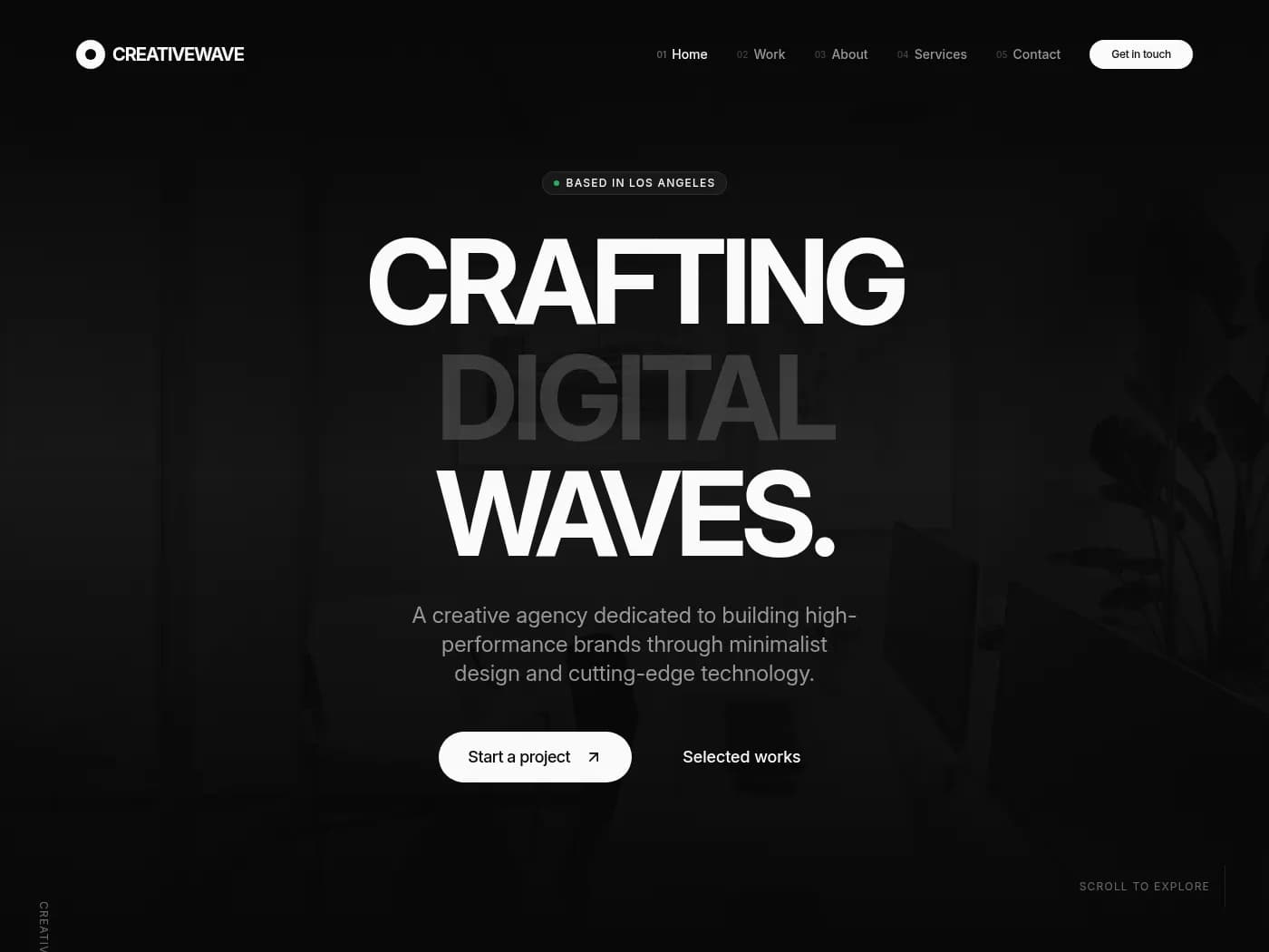 CreativeWave Agency Site