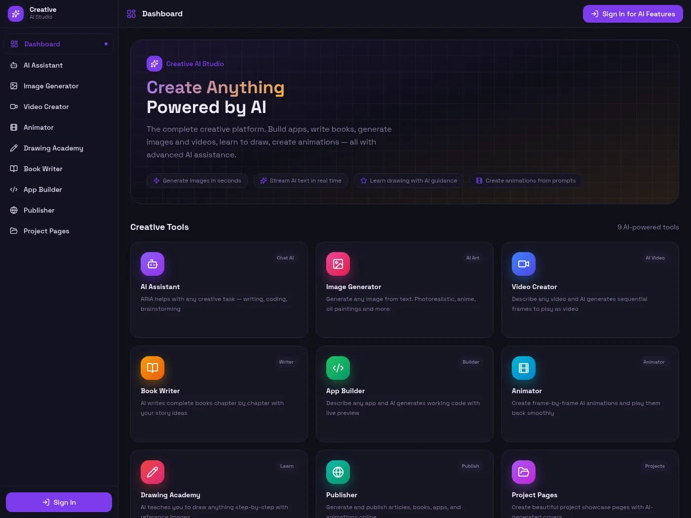 Creative AI Studio