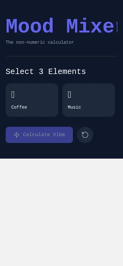 Creative Modal Calculator
