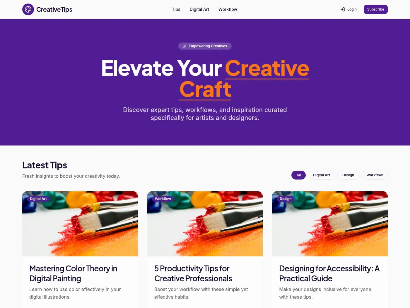 Creative Tips Blog