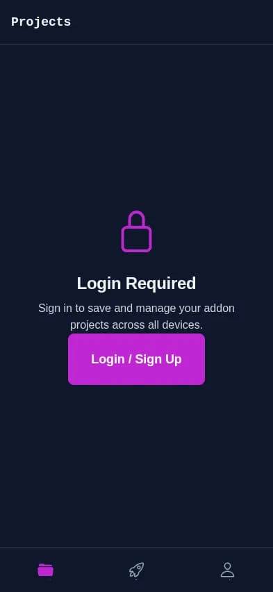 CreativeMode Addon Builder